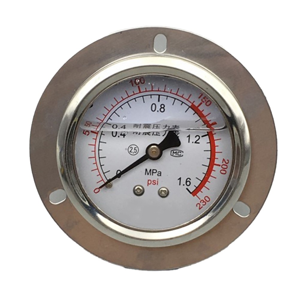 for YN-60ZT axial edge seismic pressure gauge seismic pressure hydraulic gauge 0-1.6MPA ...