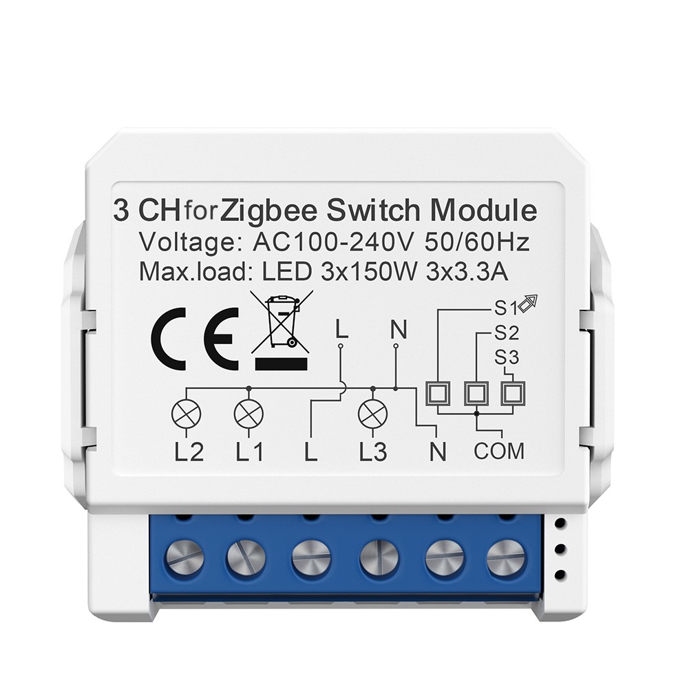 for ZigBee switch 1/2/3/4-way dual control switch intelligent circuit ...