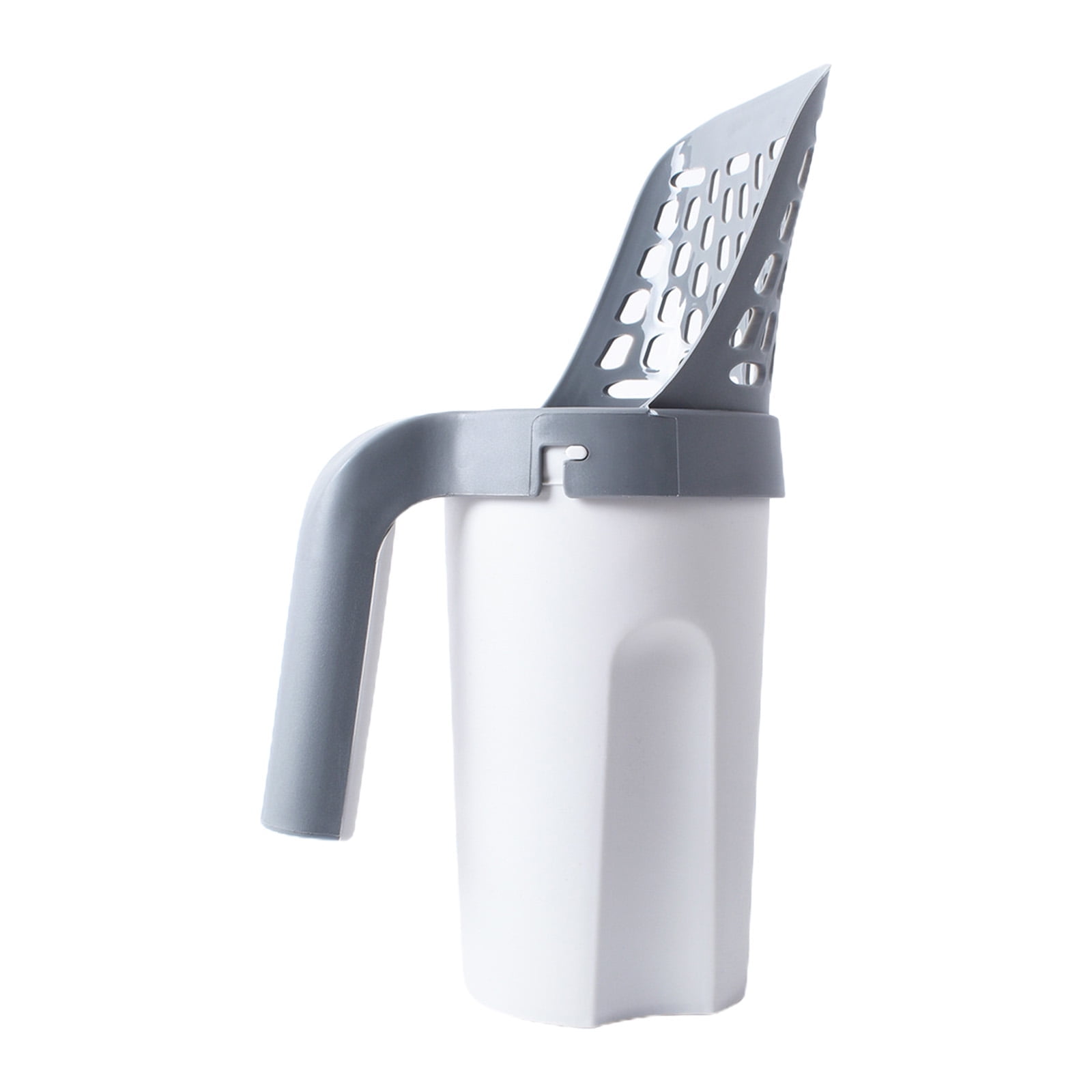 for cat litter shovel sifter large capacity with removable waste bucket ...