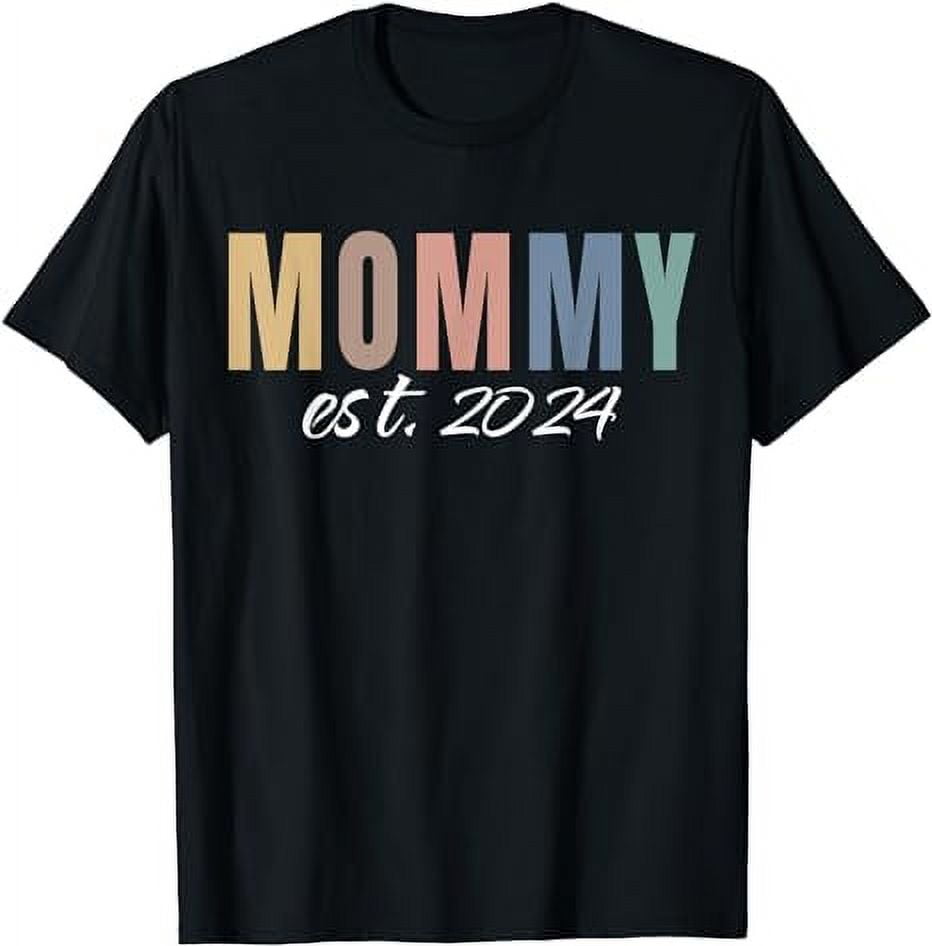 for expecting moms mom to be first time mommy mom est 2024 T-Shirt ...