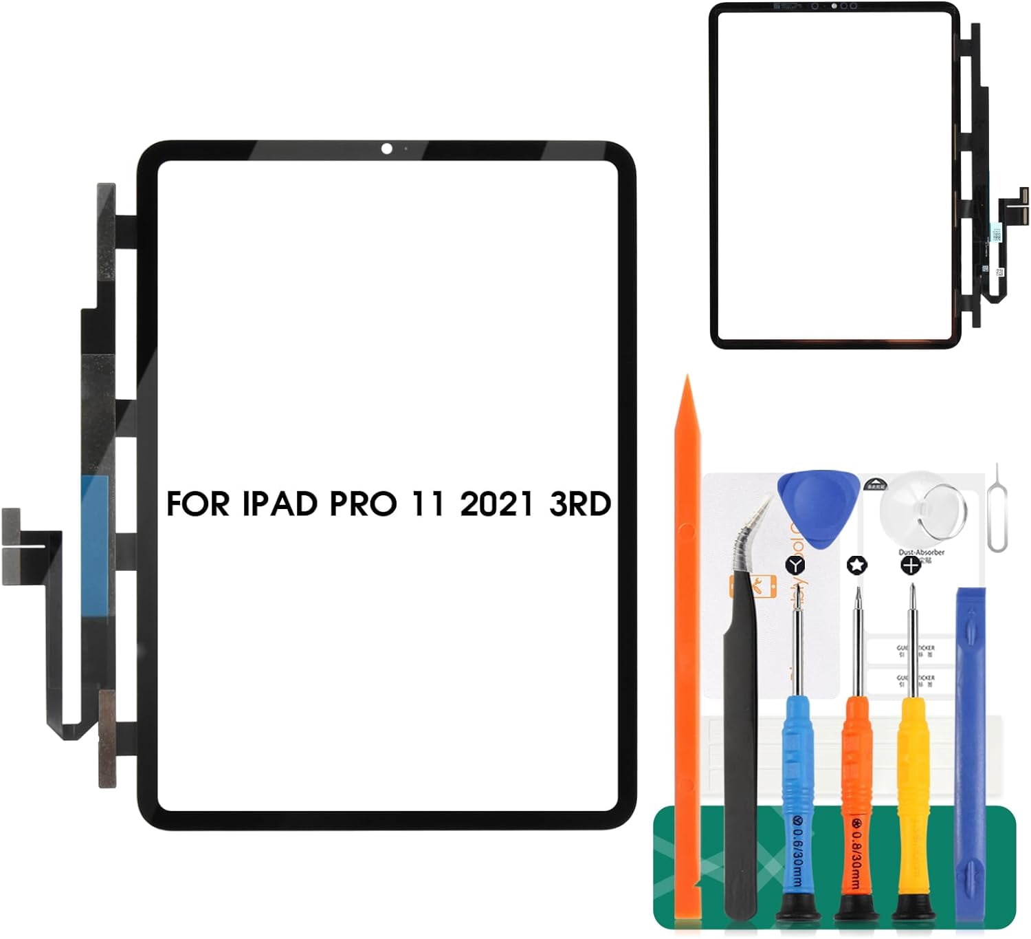 for iPad Pro 11 2021 Touch Screen Replacement Pro 11 3rd Digitizer ...
