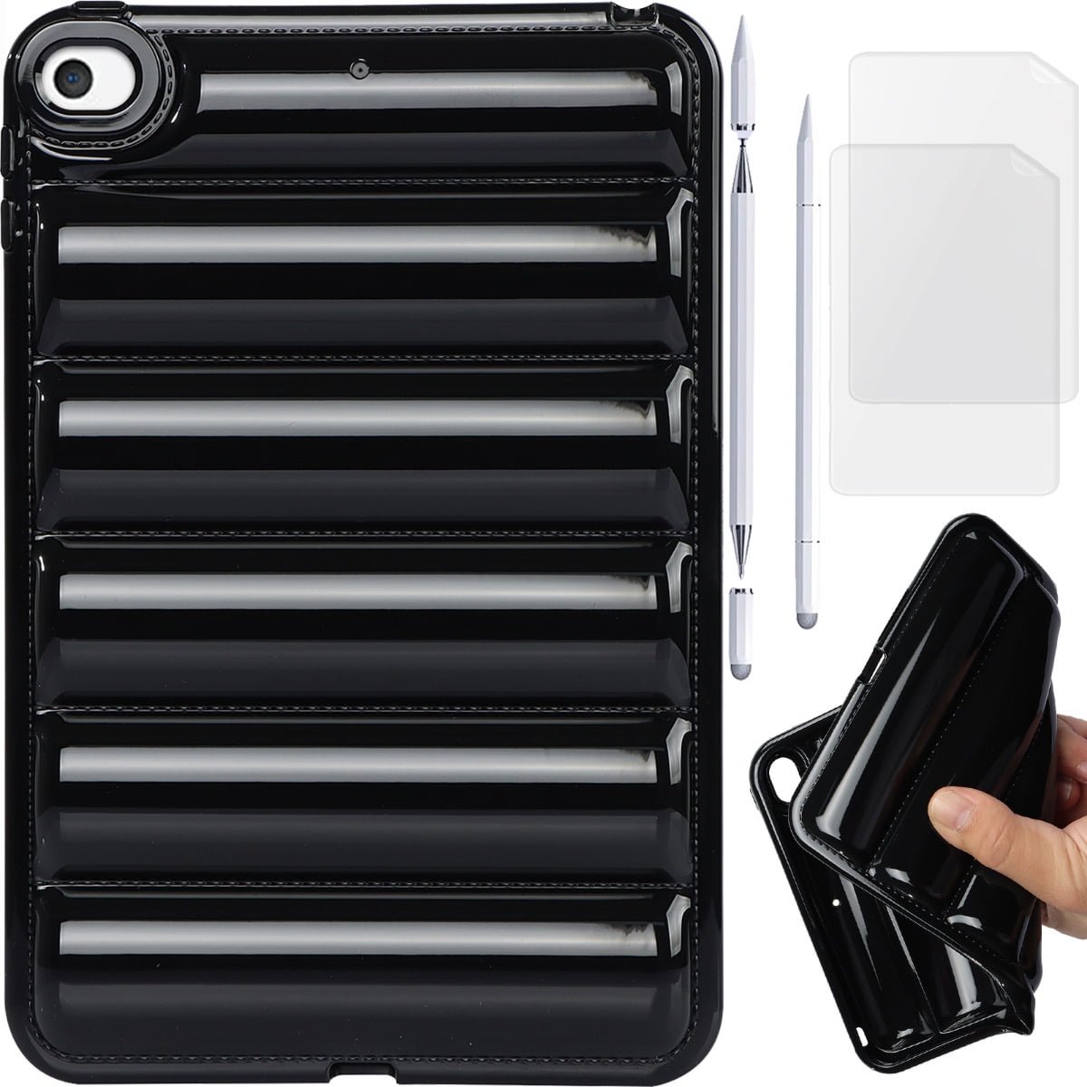 for iPad mini 5/4 Case Cover, 3D Cube Raised Back Design Shockproof ...