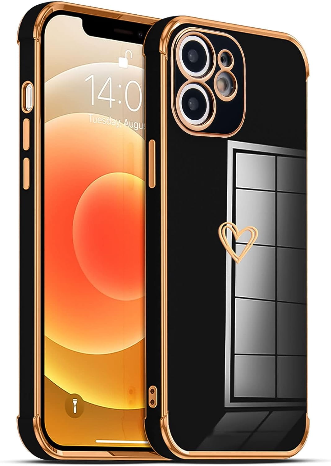 for iPhone 11 Case, Slim Shockproof Electroplated iPhone 11 Protective ...