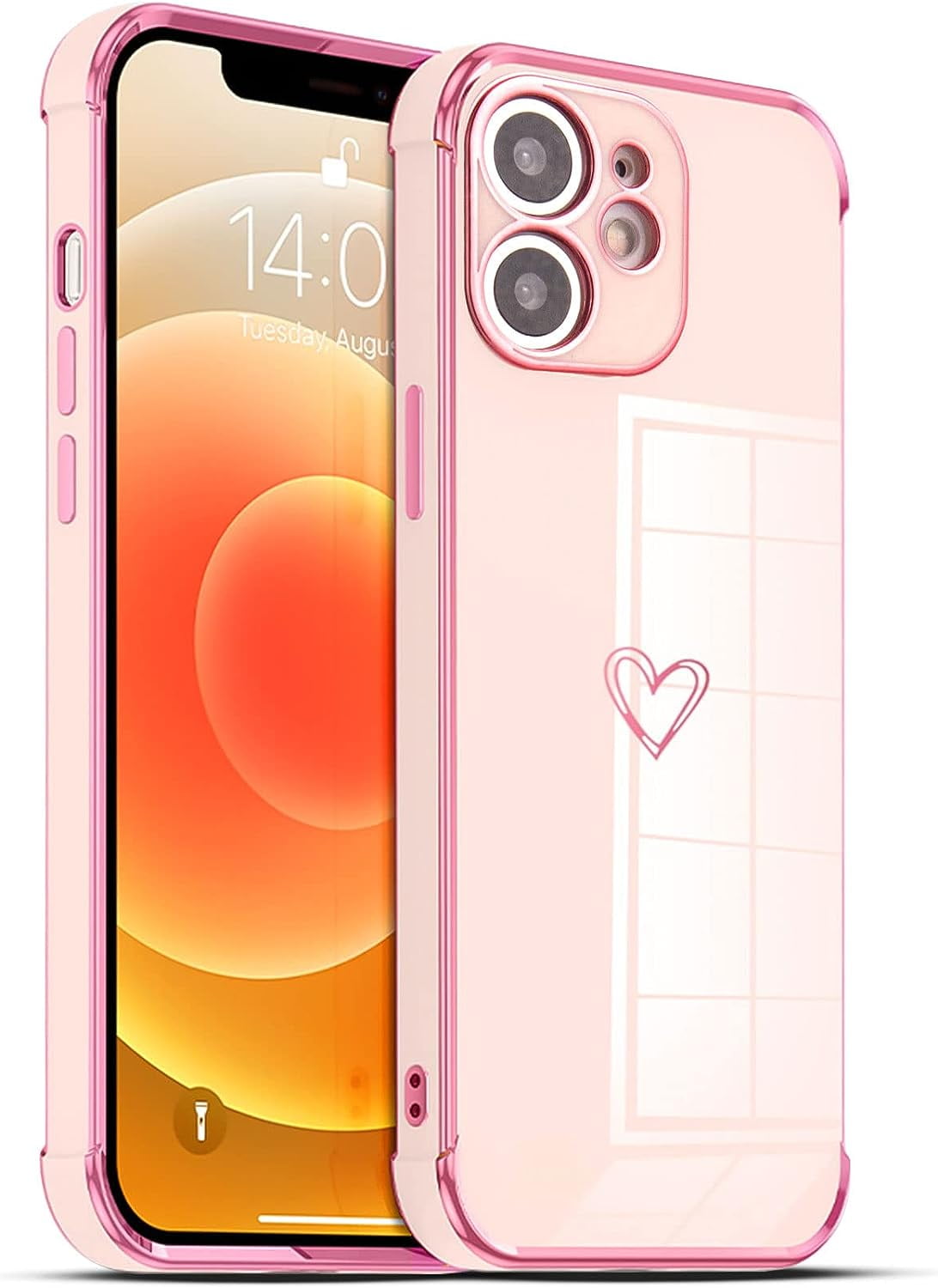 for iPhone 11 Case, Slim Shockproof Electroplated iPhone 11 Protective ...