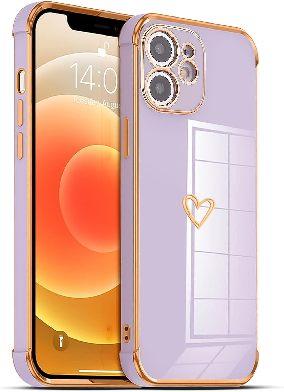 for iPhone 11 Case, Slim Shockproof Electroplated iPhone 11 Protective ...