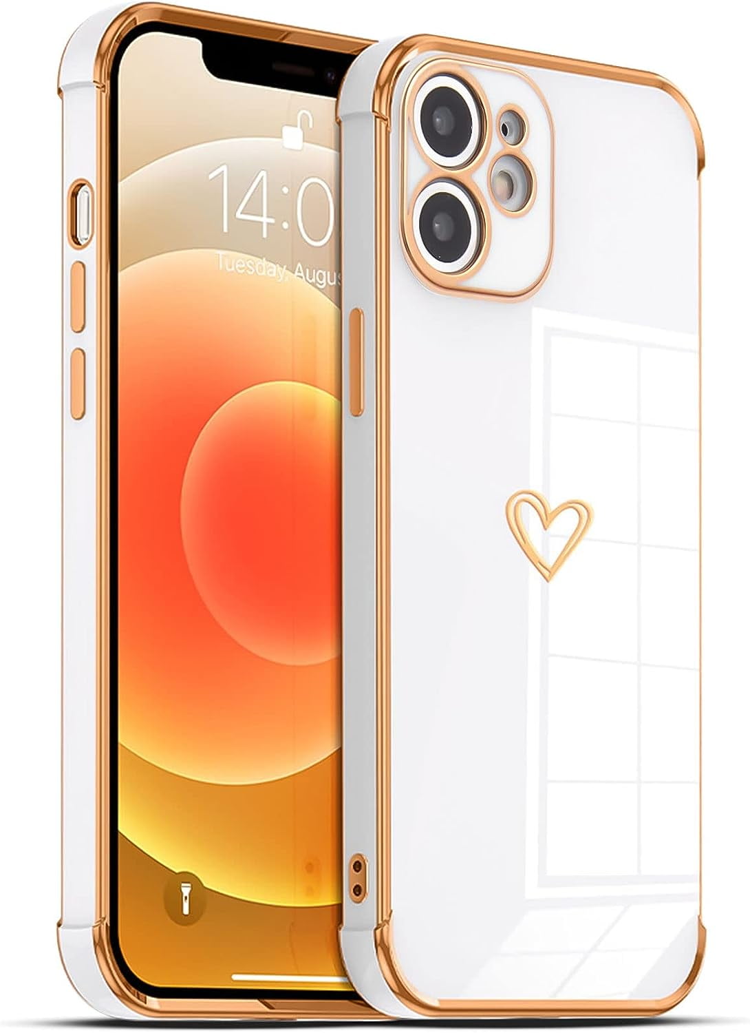 for iPhone 11 Case, Slim Shockproof Electroplated iPhone 11 Protective ...