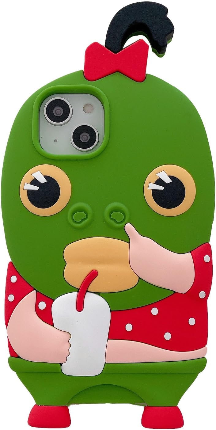 for iPhone 12 Case, 3D Soft Silicon Funny and Silly Weird Fish Phone ...