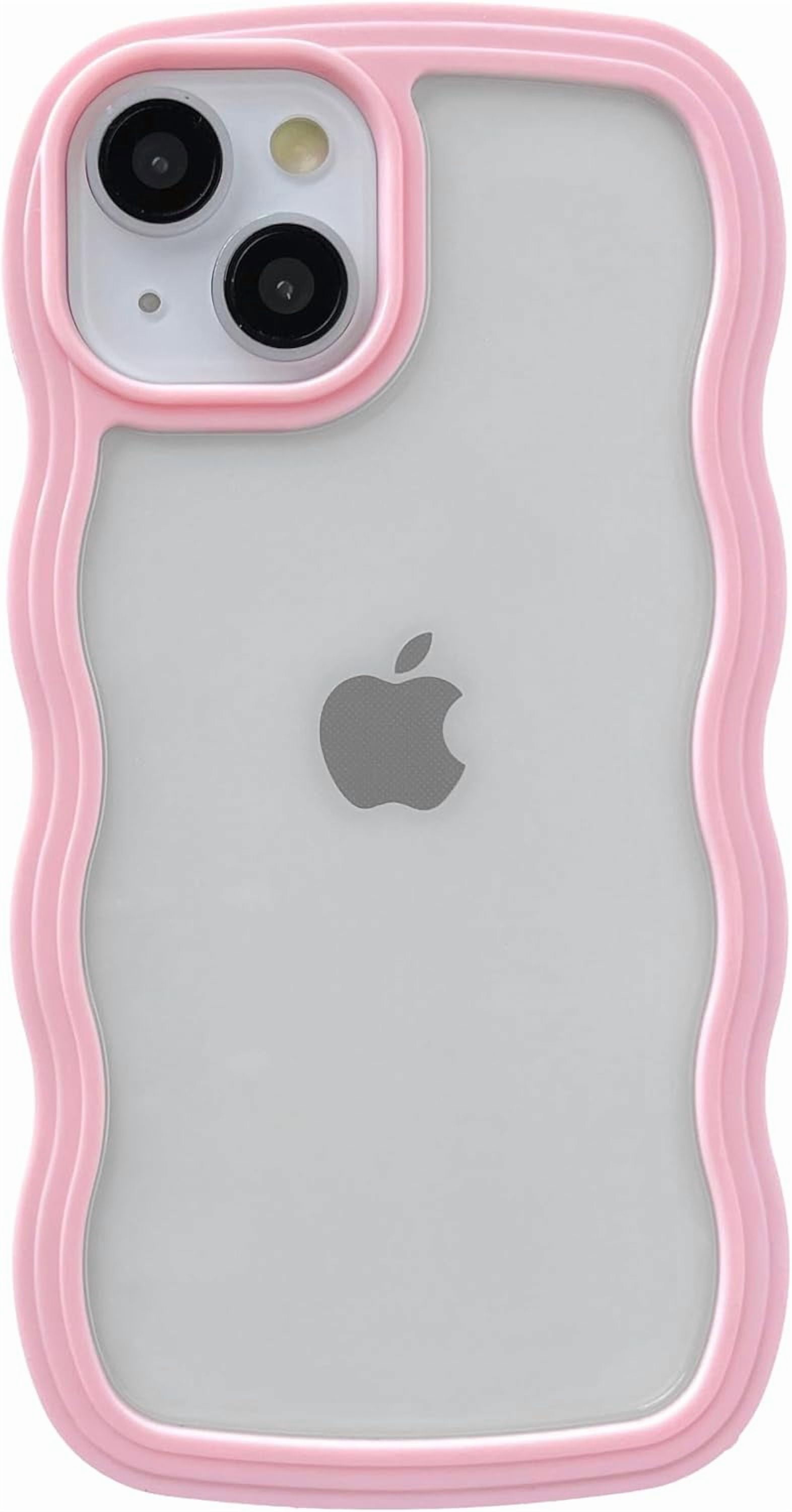 for iPhone 13 Case, Cute Curly Wave Frame Shape Shockproof Soft ...