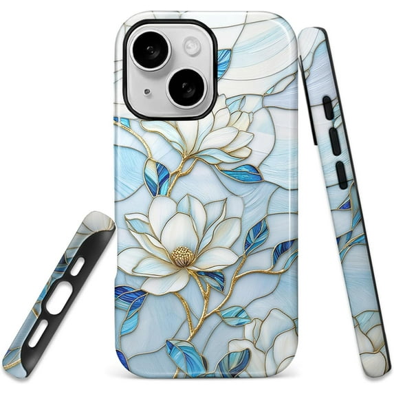 for iPhone 15 Case, 2-Layer Protection with TPU Silicone and Pc Hard ...