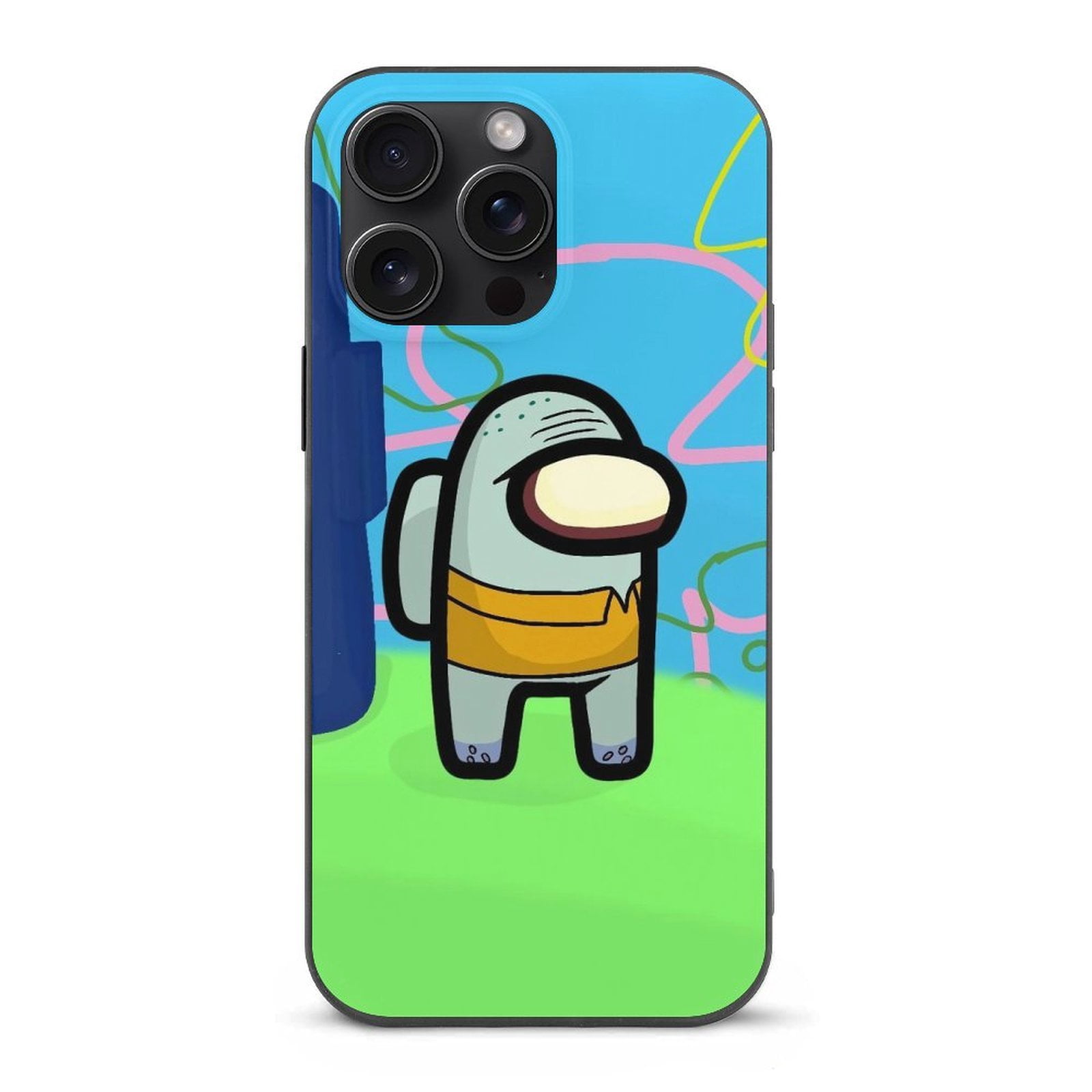 for iPhone 15 Case,Among Us MP3 Phone Cases for Men Teen Women,Anti ...