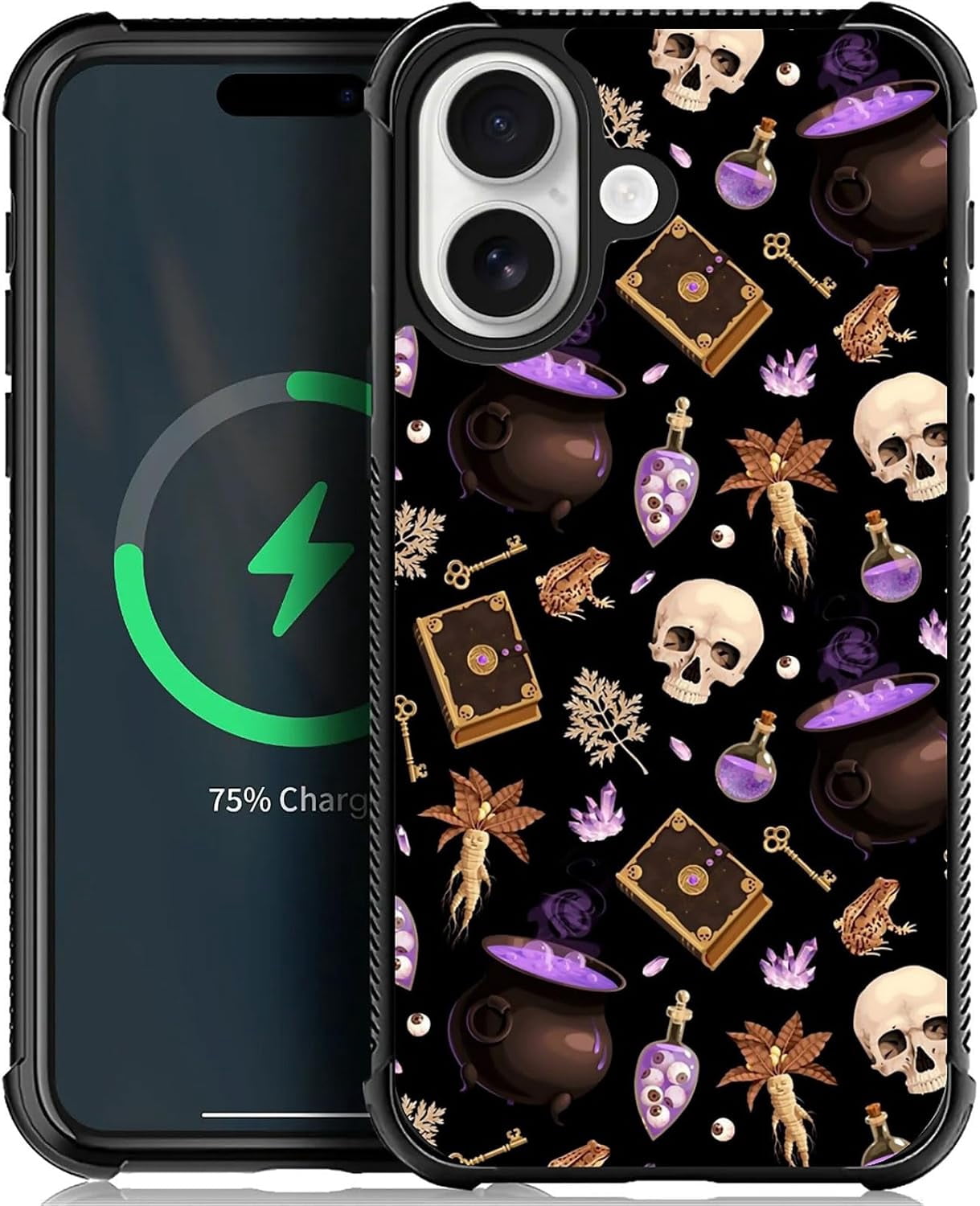 for iPhone 17 Case, Designed with A Sturdy and Durable Black Shell That ...
