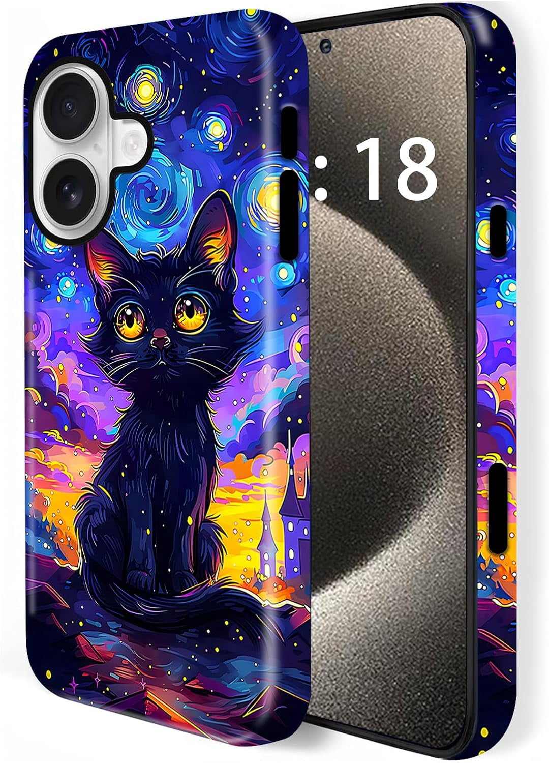 for iPhone 17 Case,Hard PC Heavy Lightweight Shockproof Protective ...