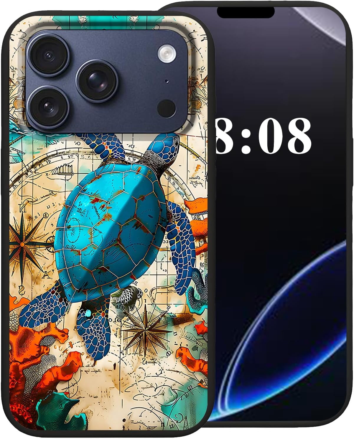 for iPhone 17 Pro Max Case,Black TPU Soft Silicone Shockproof ...