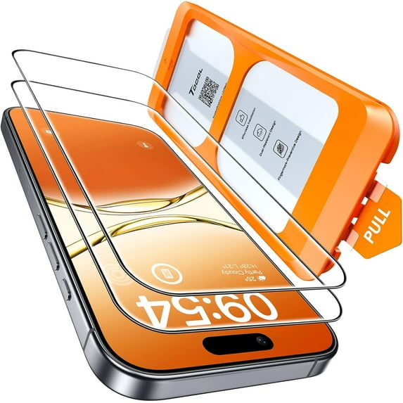 for iPhone 17 Screen Protector 6.3 inch 9H Hardness Military Grade ...