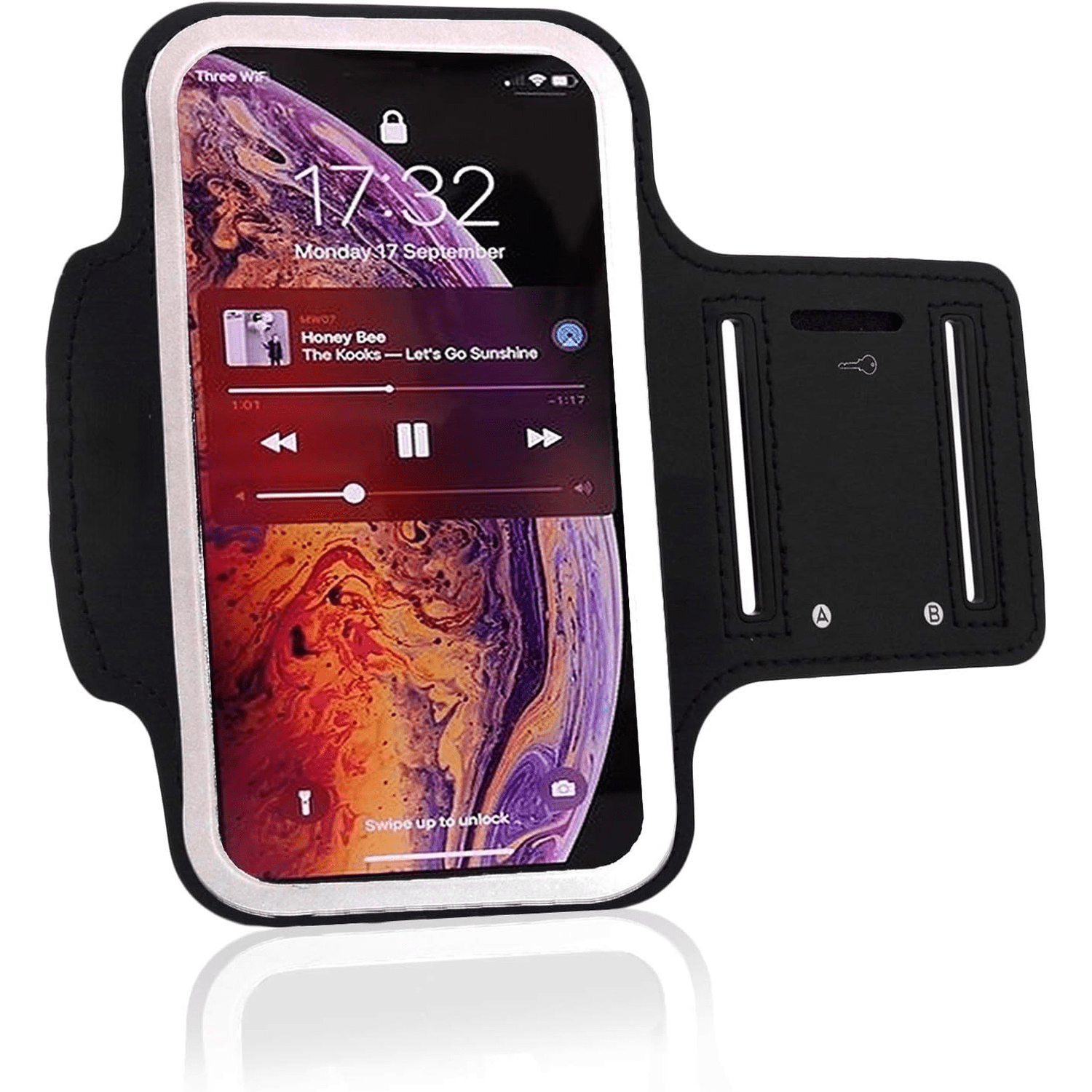 for iPhone Pro 17/16/15/14/13/12/11 Running Armband. Premium Sports Arm ...