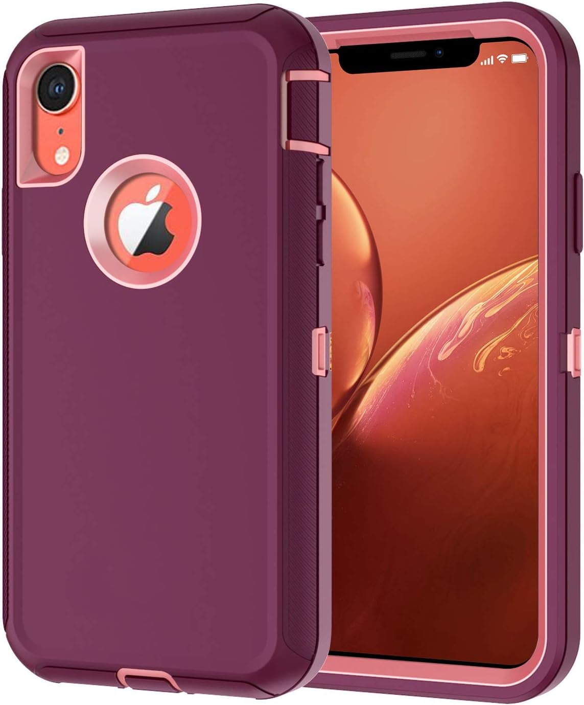 Petocase for iPhone XR Case,Shockproof Dust/Drop Proof 3-Layer ...