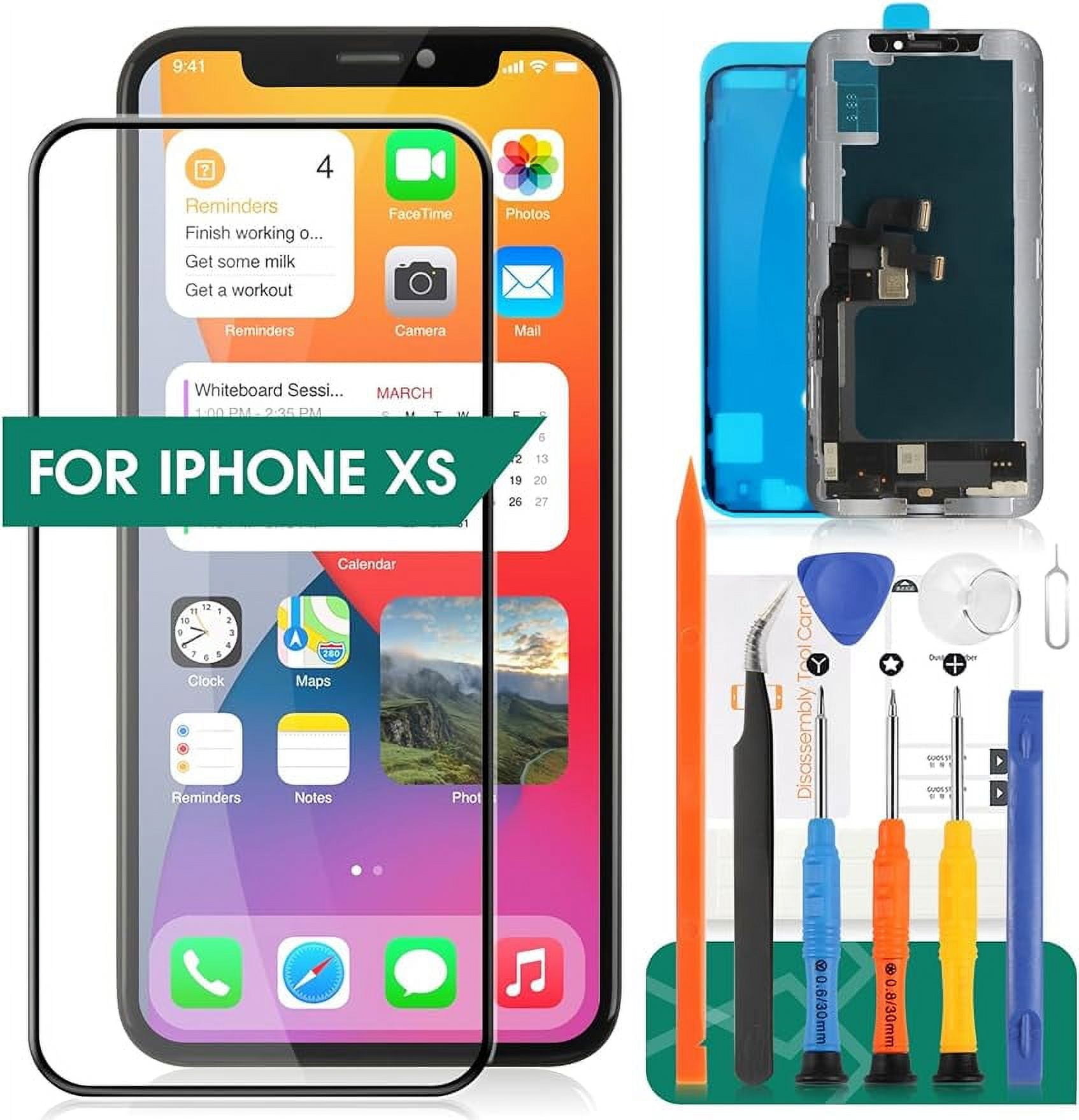 for iPhone Xs Screen Replacement A2097 3D Touch LCD Screen Replacement A1920 LCD Display A2100 ...