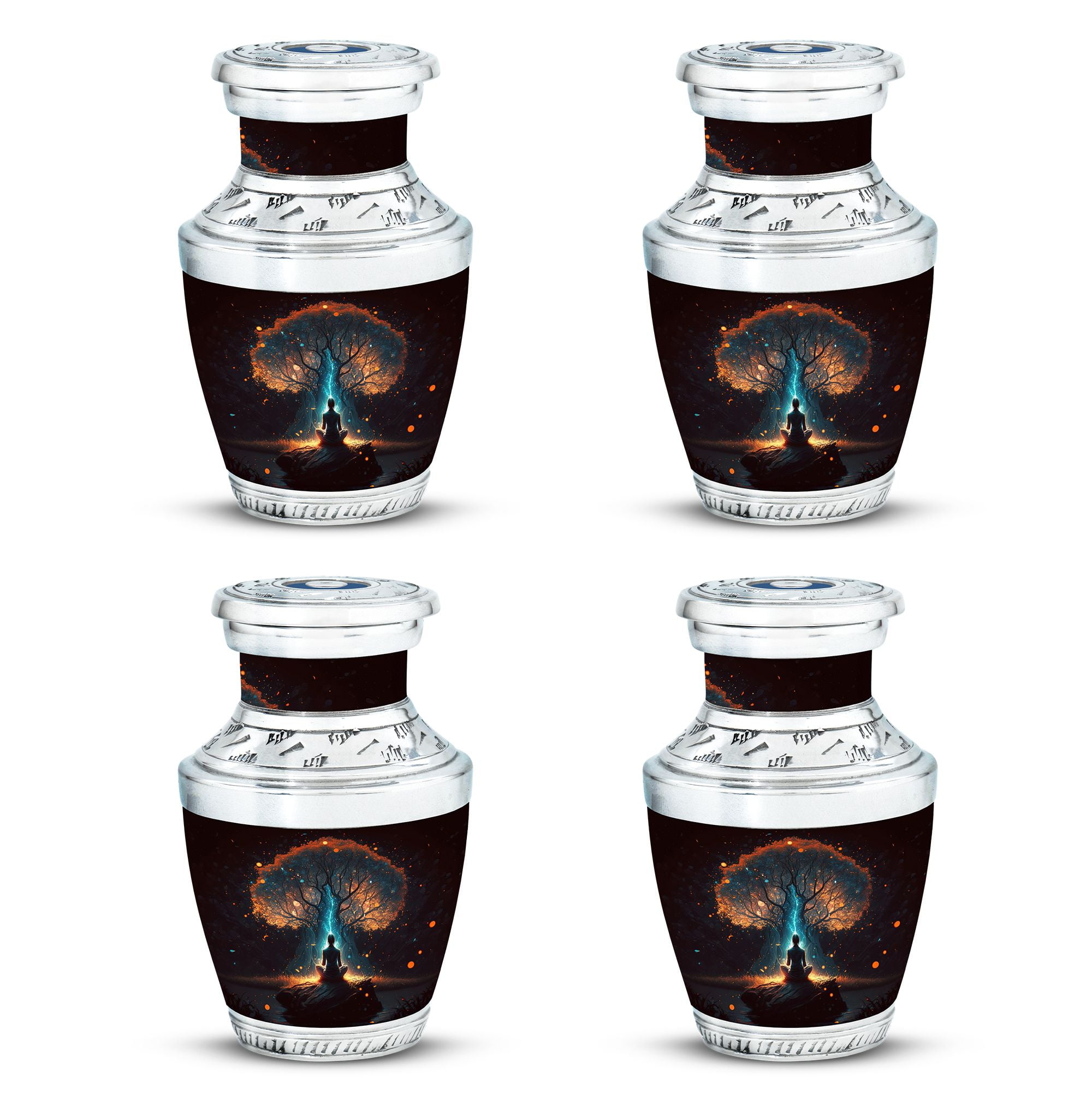 forest tree-generative-ai Decorative Tiny Urn for Cherished Moments ...
