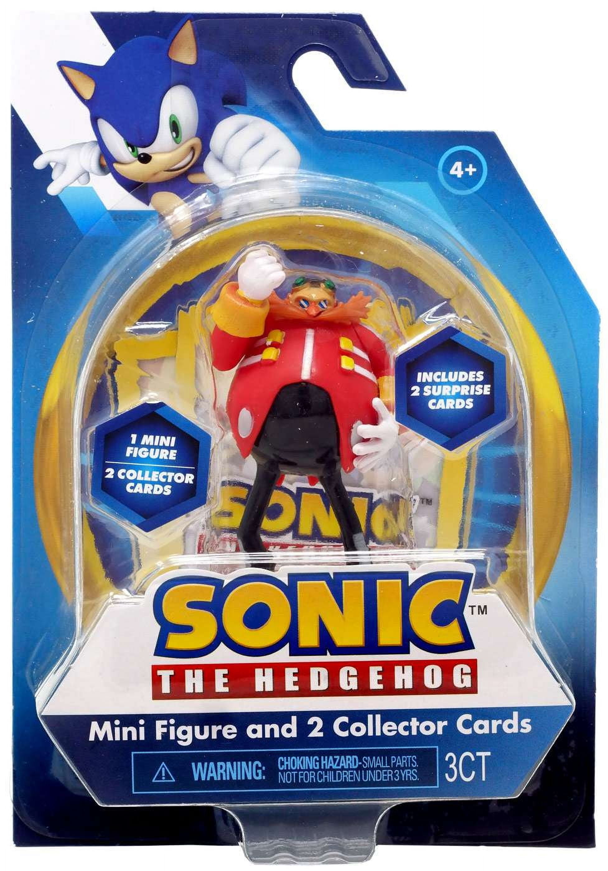 forever Clever Sonic The Hedgehog Dr. Eggman Mini Action Figures, 3 ...