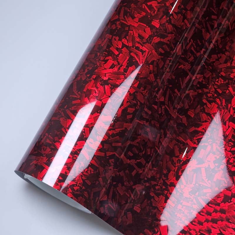 forged Gloss Carbon Fiber Vinyl Wrap Roll Release Sticker Sheet Film ...