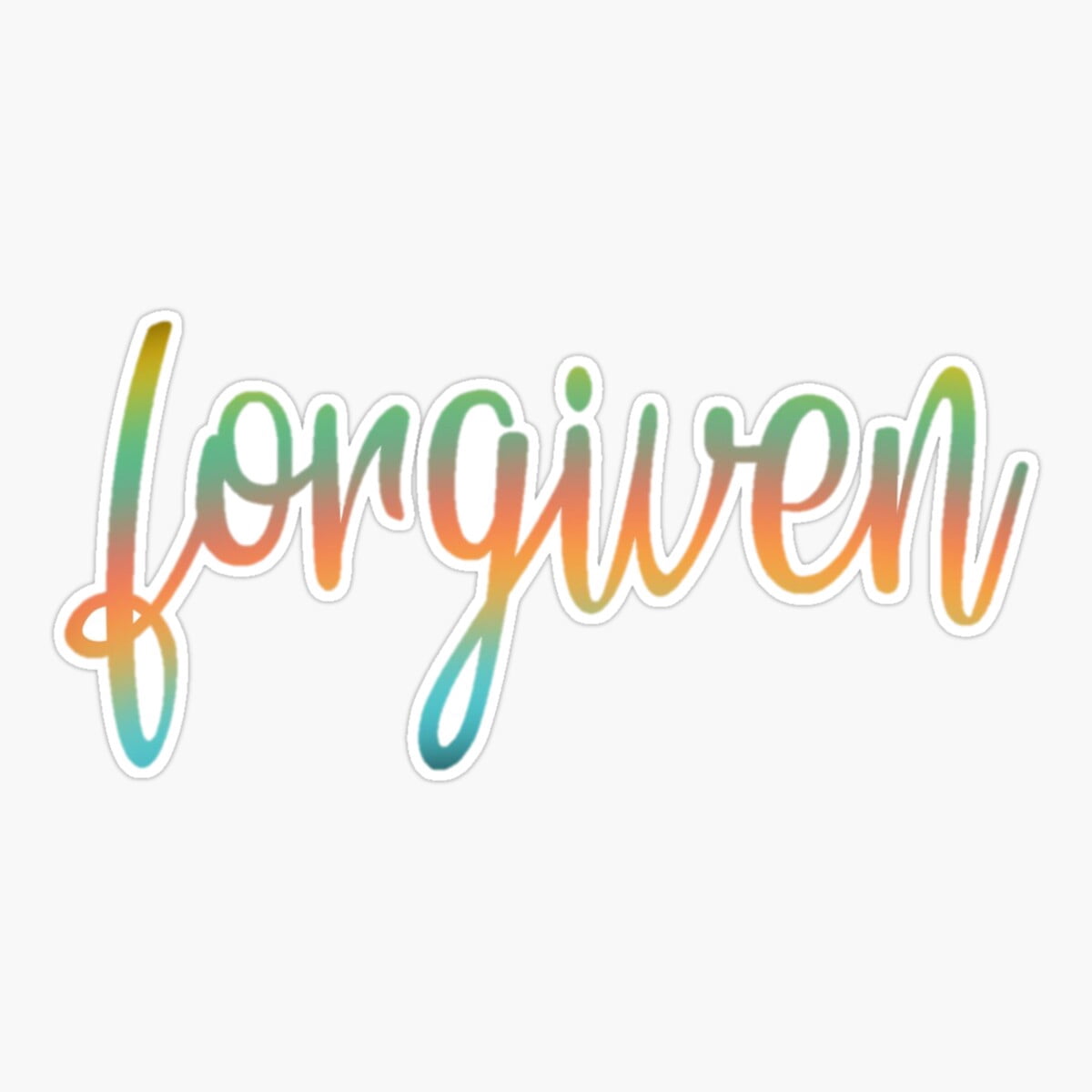 forgiven Sticker - Walmart.com