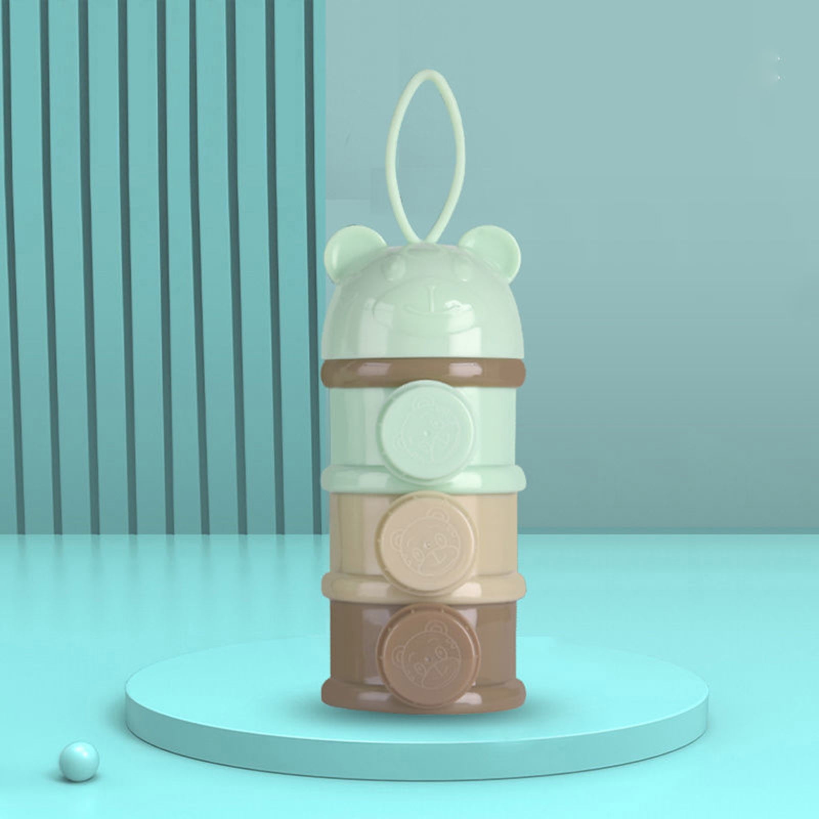 formula Dispenser,Twist-Lock Stackable On-The-Go BPA Free Milk Powder ...