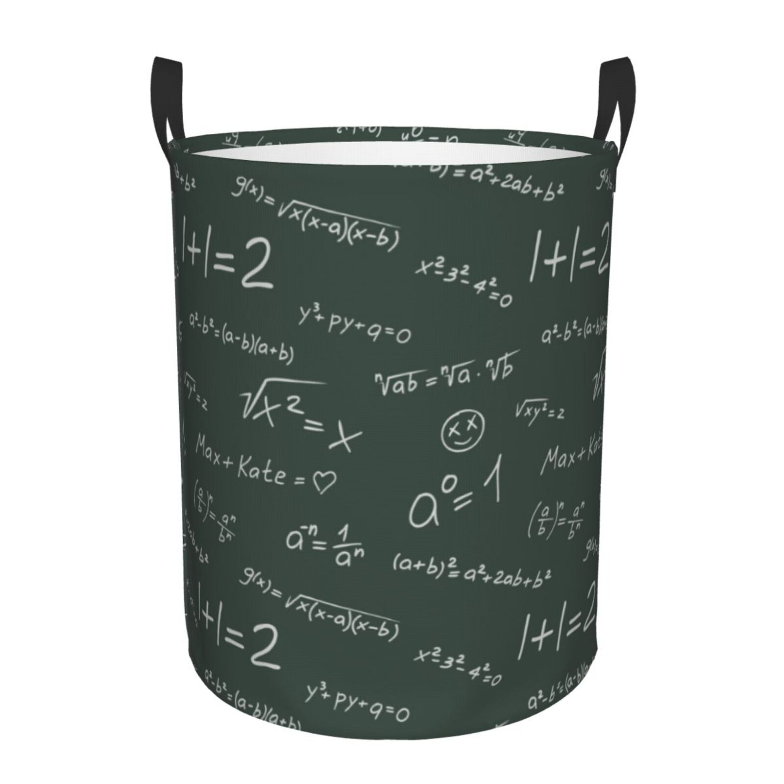 formula equation math Print Laundry Basket with Handles - Freestanding ...