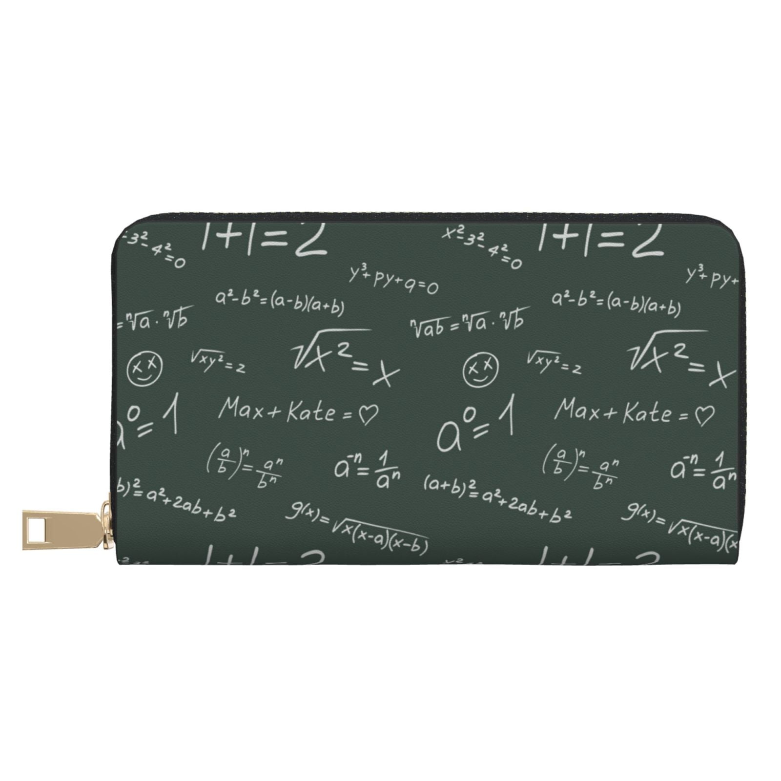 formula equation math Print Wallet Women, Leather Bifold Multi Card ...