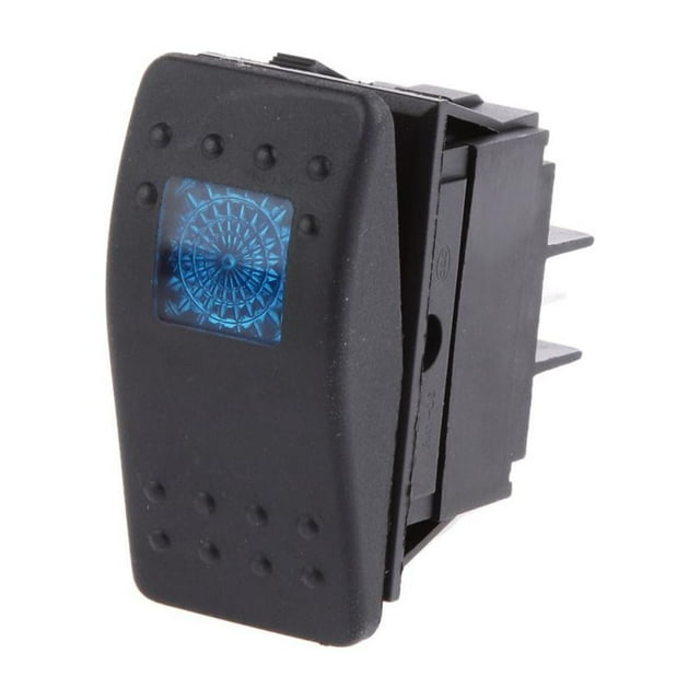 four pin Waterproof 12V 20A Bar Rocker Toggle Switch LED Light boat ...