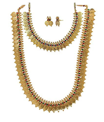 fourthline All Time Combo of Red Green Long Traditional Maharani Coin ...