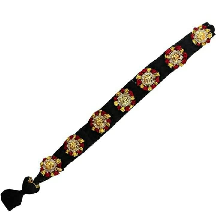 fourthline Bharatanatyam Savaram & Kunjalam Kemp Ready Jada Set With ...