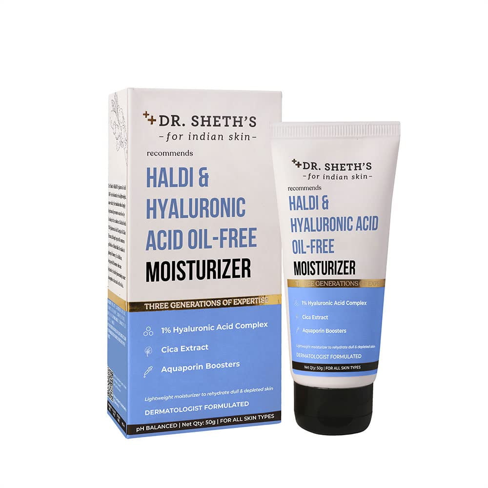 fourthline Haldi & Hyaluronic Acid Oil-Free Moisturizer | Lightweight ...