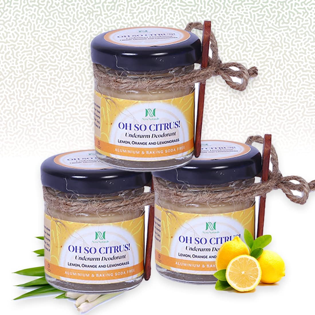 fourthline Oh So Citrus Natural Deodorant for Men & Women | Free from ...