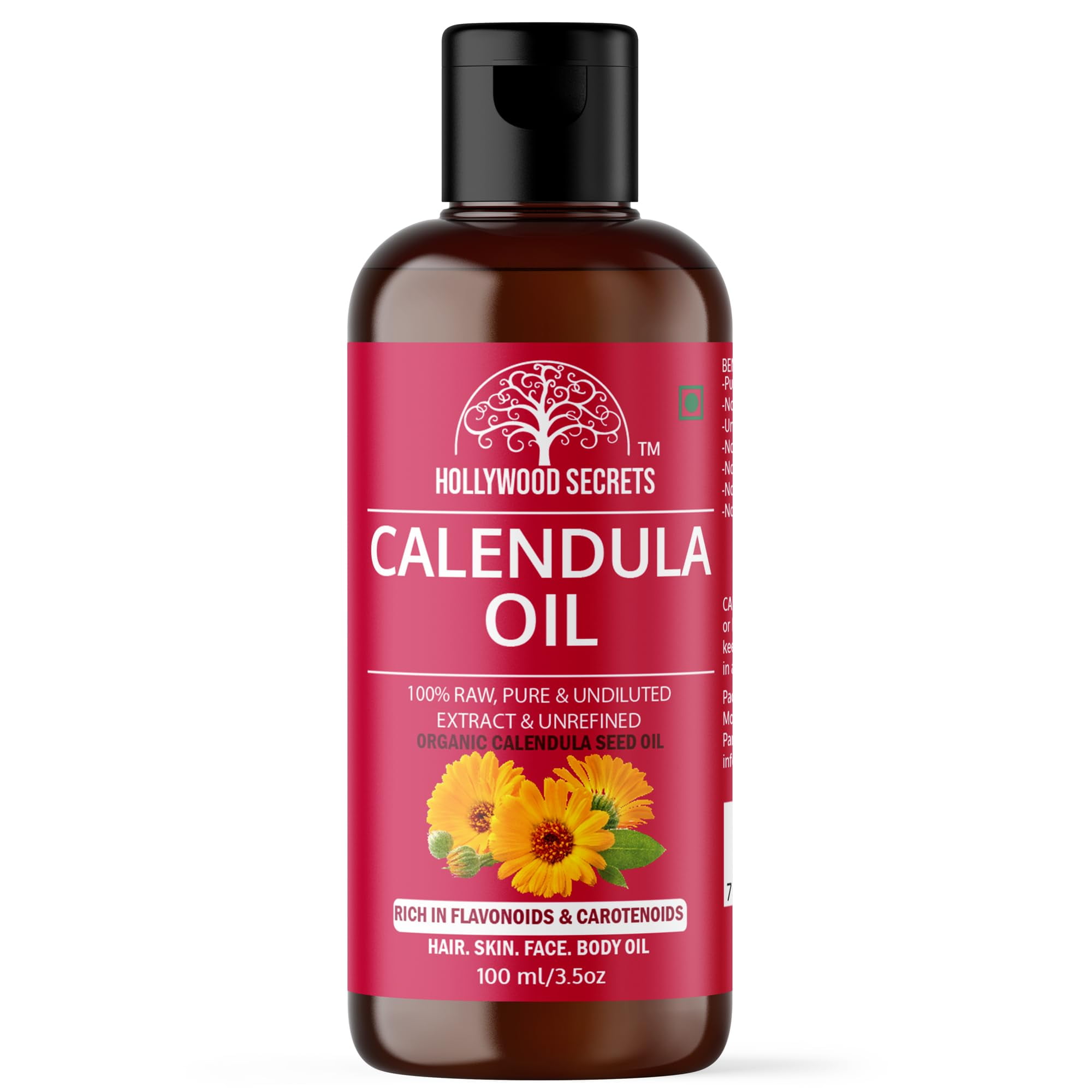 fourthline Organic Pure Calendula Oil Calendula officinalis Skin Scalp ...