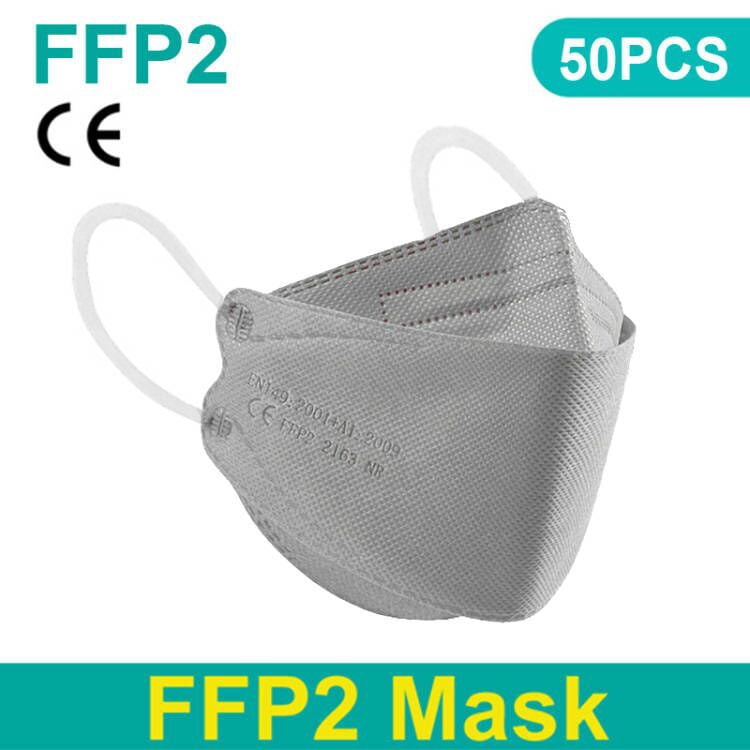 fpp2 CE Protective maske anti dust mask mouth mascarillas 4 Layers ...