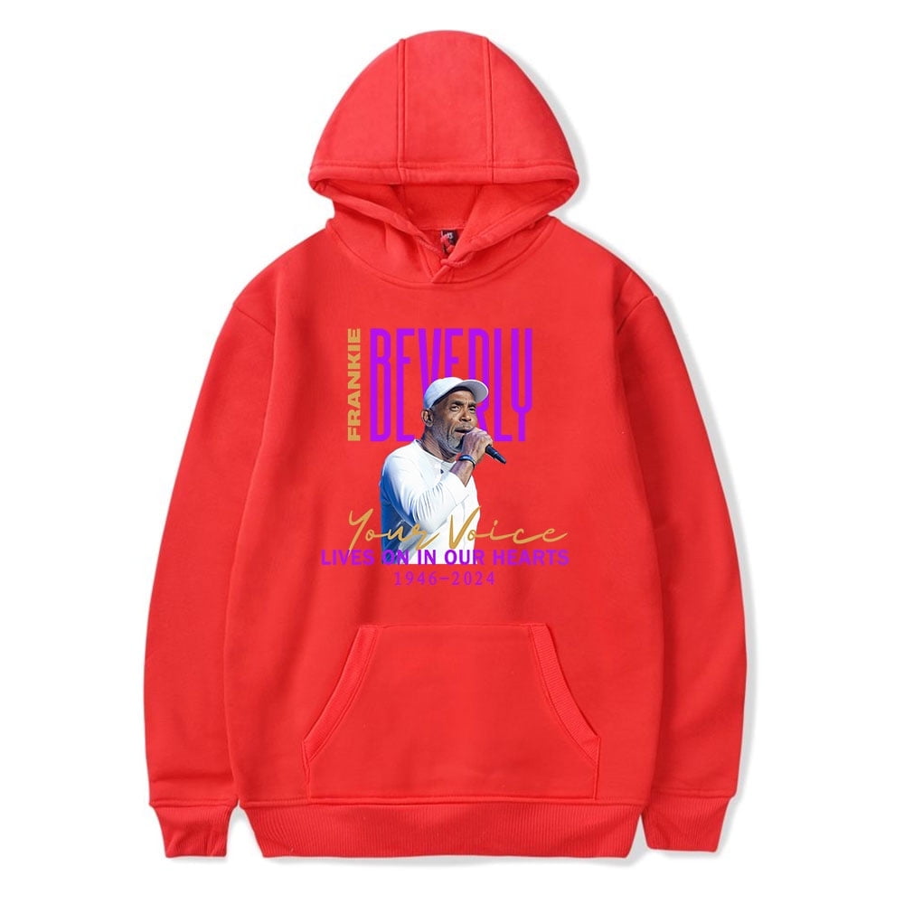 frankie beverly merch rapper Hooded drawstring pocket sweatshirt unisex ...
