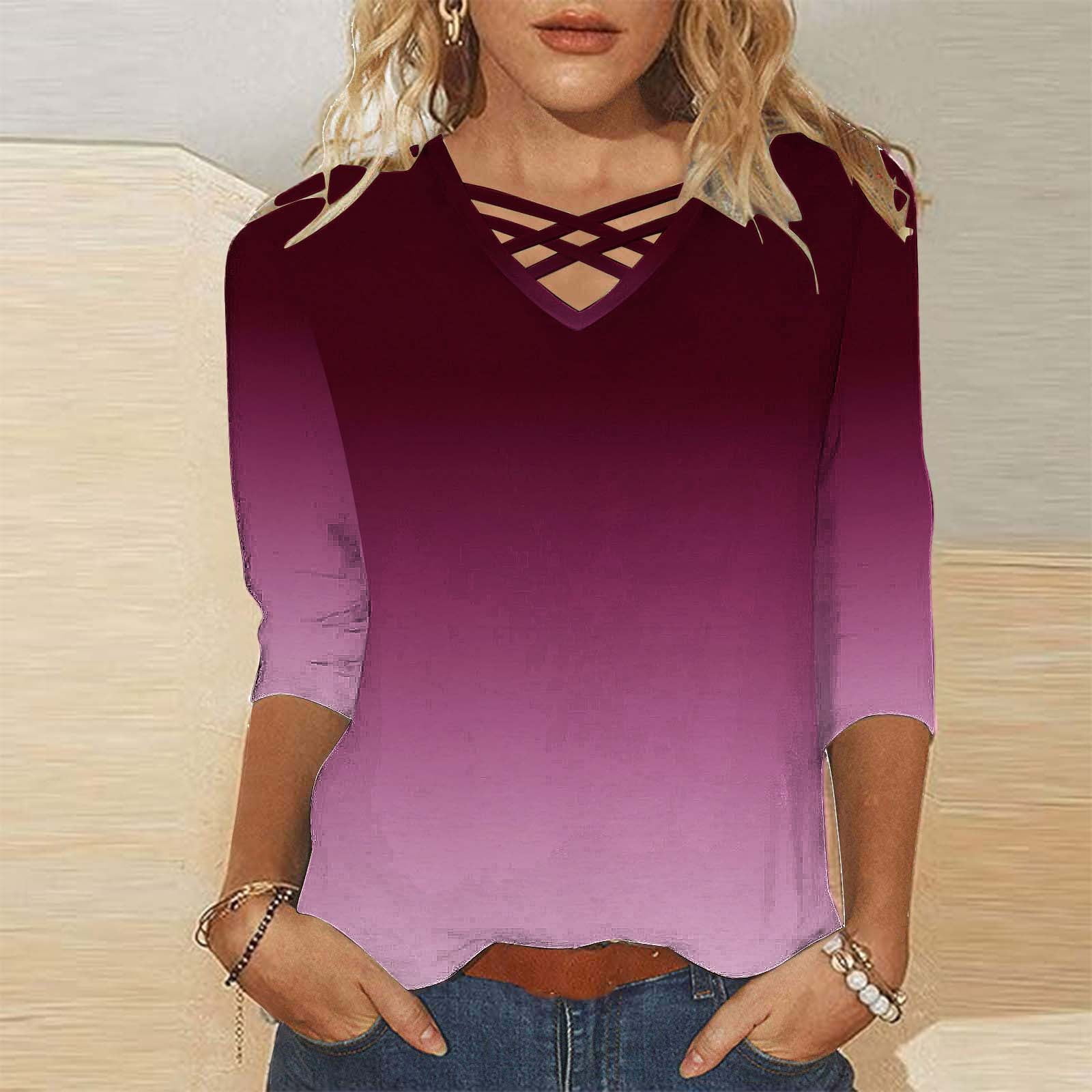 frariair Botanical Pattern Tunic Top Featuring Loose Silhouette Perfect ...