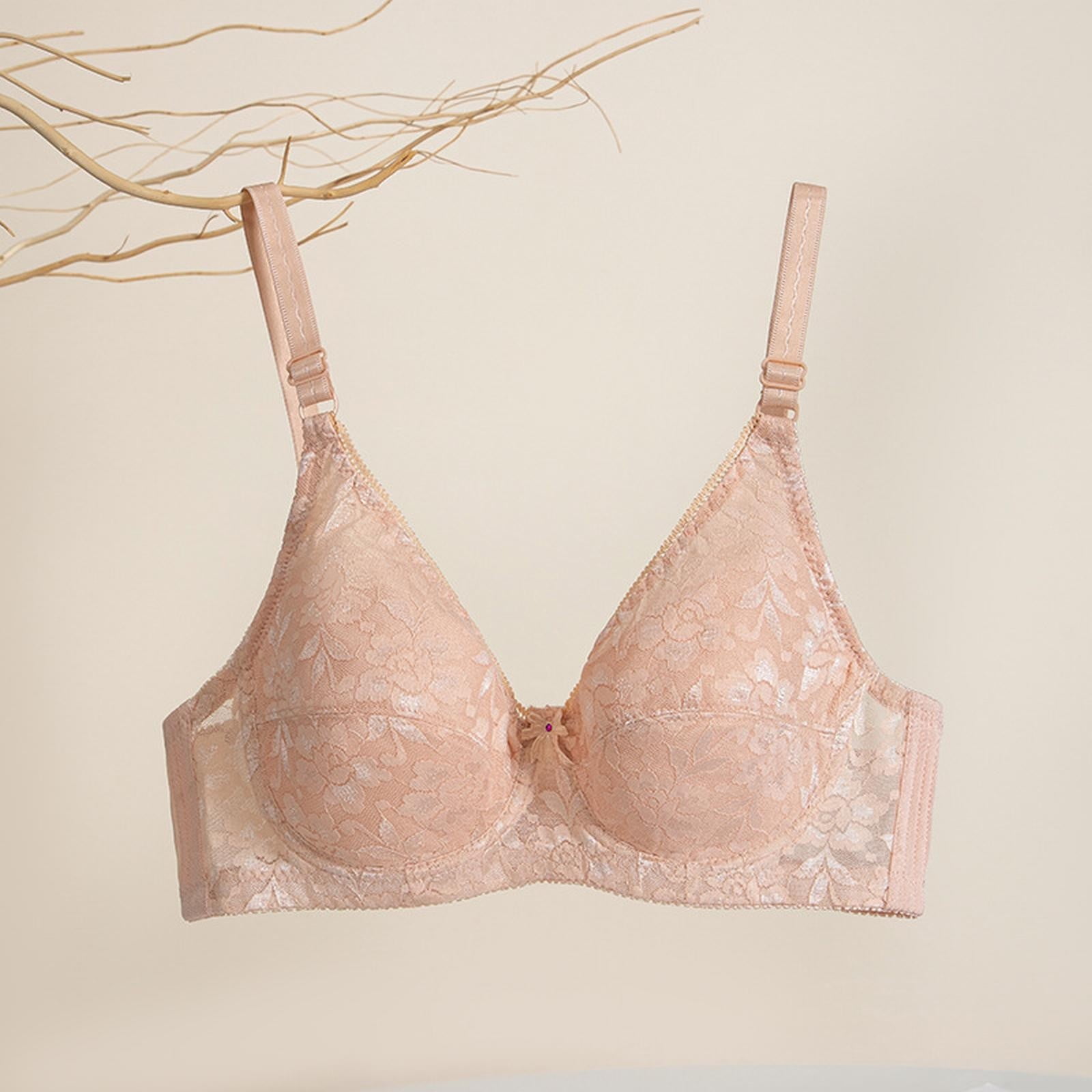 frariair Bras for Women Supoort and Lift Daily Solid Sexy Lace Gathered ...