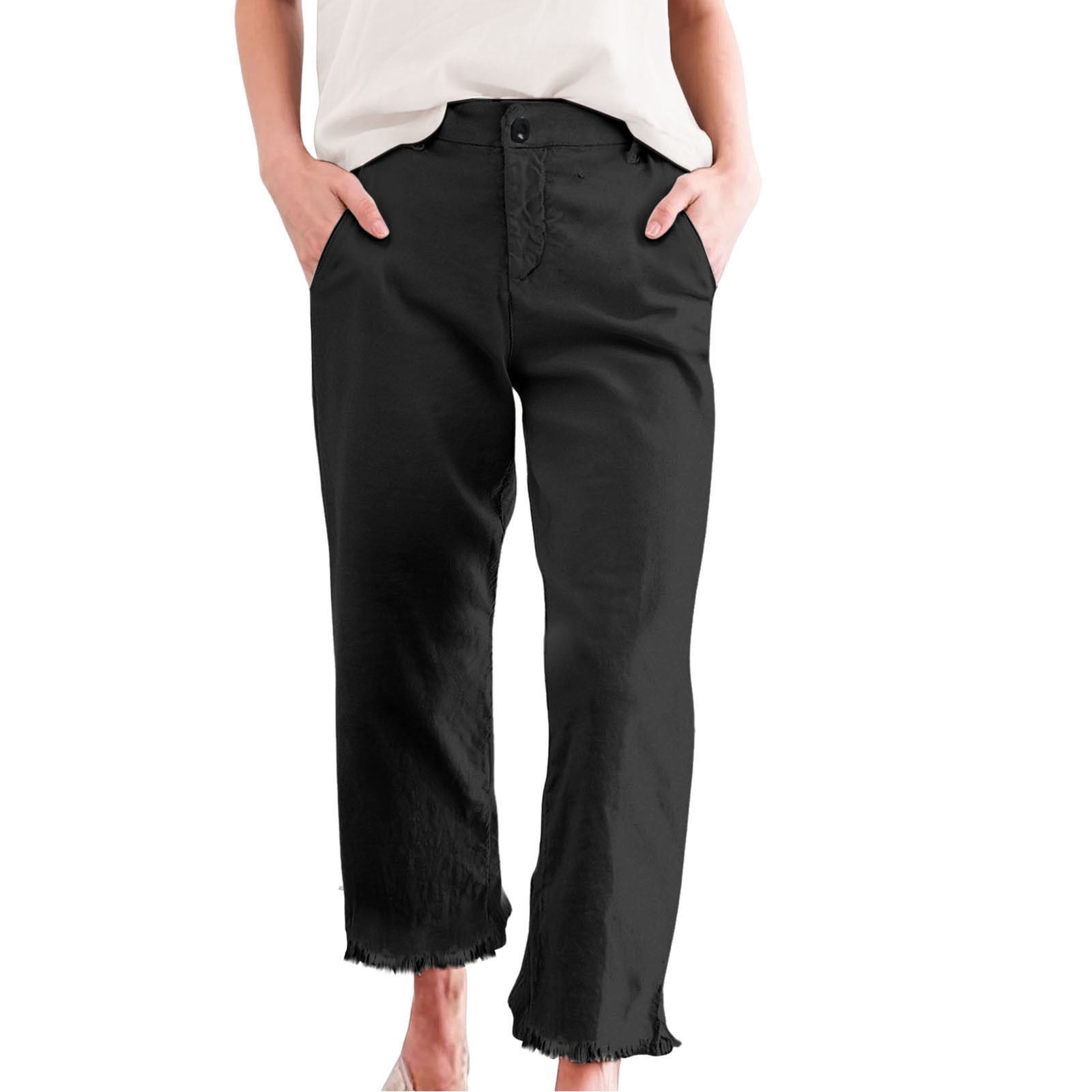 frariair Breathable Work Appropriate Ankle Pants For Women Stretchy ...