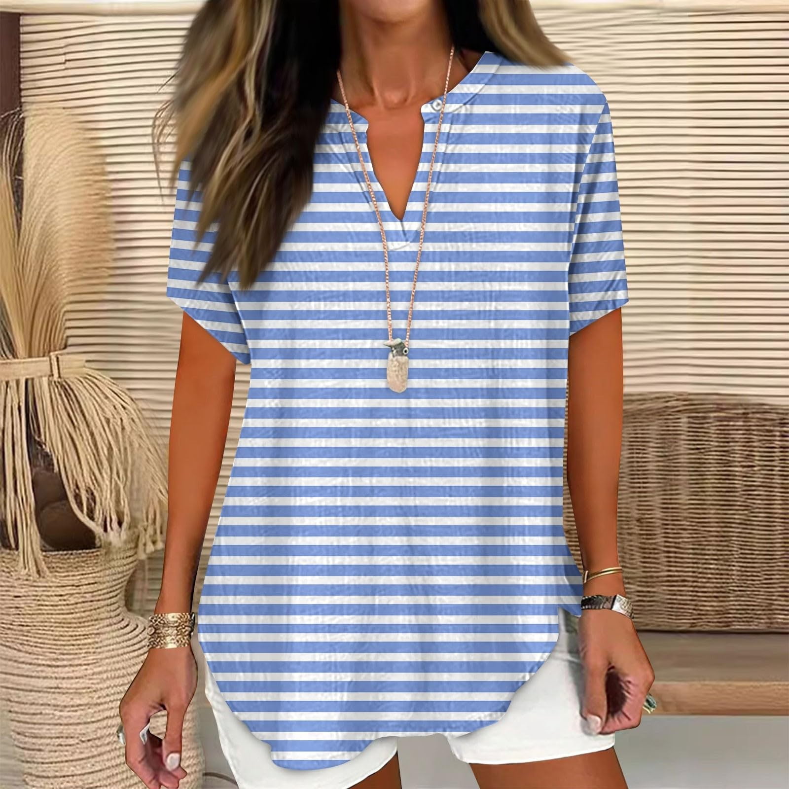 frariair Curve Flattering Blouse Featuring Flowy Pleats Perfect For ...