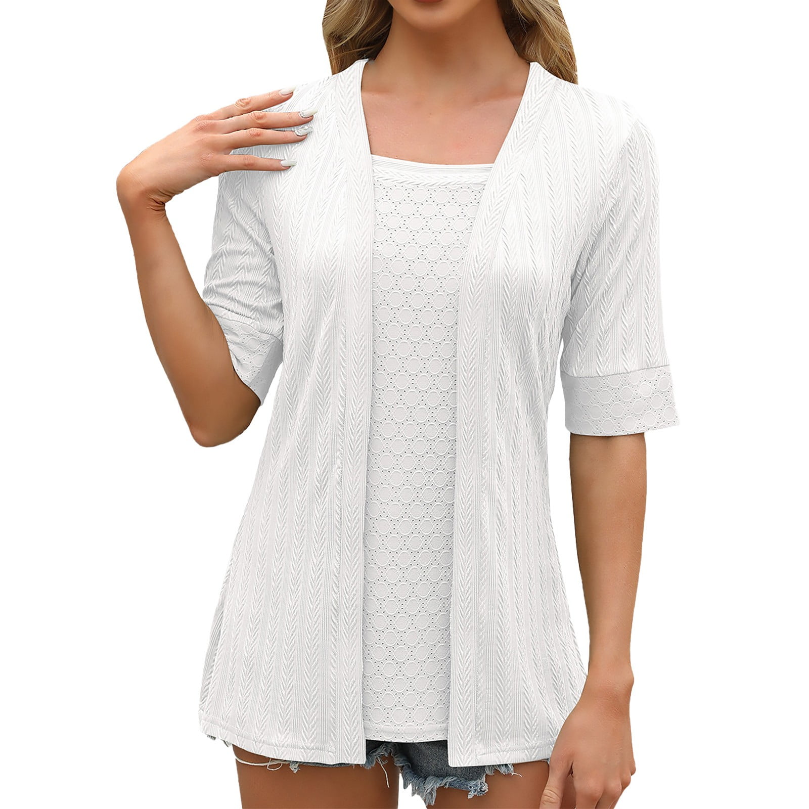 frariair Designer Inspired Blend Top Featuring Architectural Neckline ...