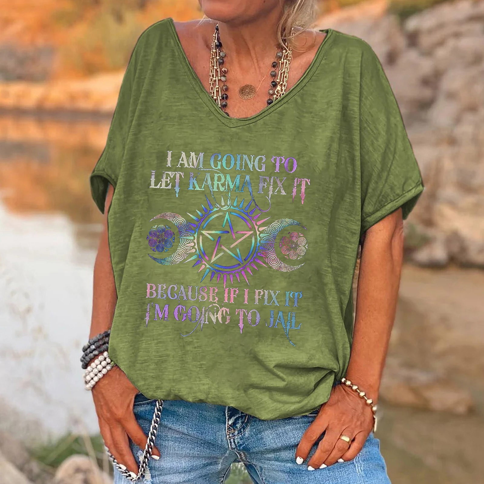 frariair Fashion Motto T-Shirt Featuring Relaxed Fit Silhouette Perfect ...