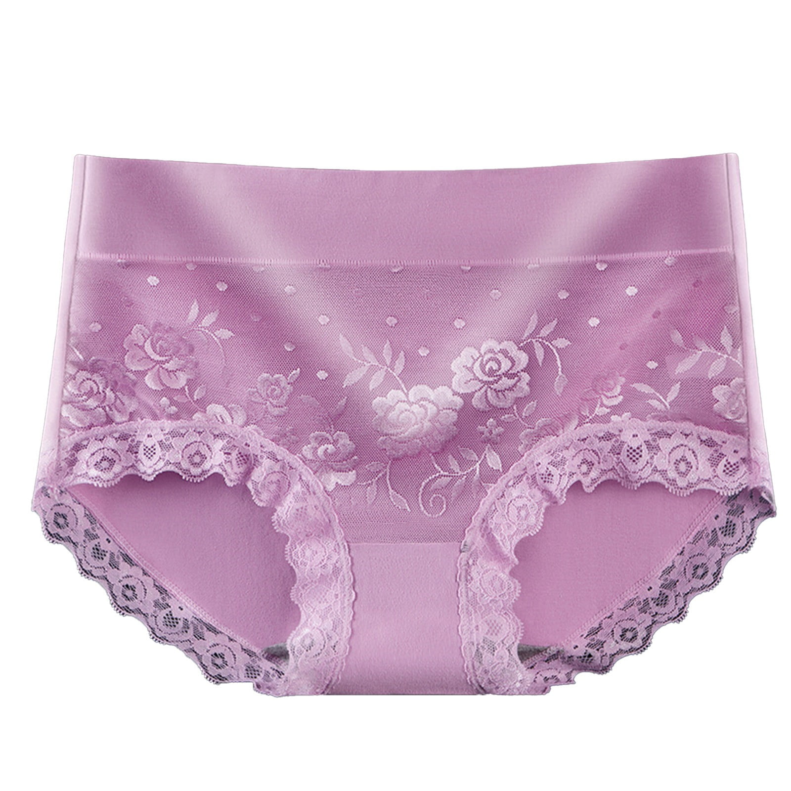 frariair Lace Underwear for Women High Waisted Bikini Smooth Hipster ...