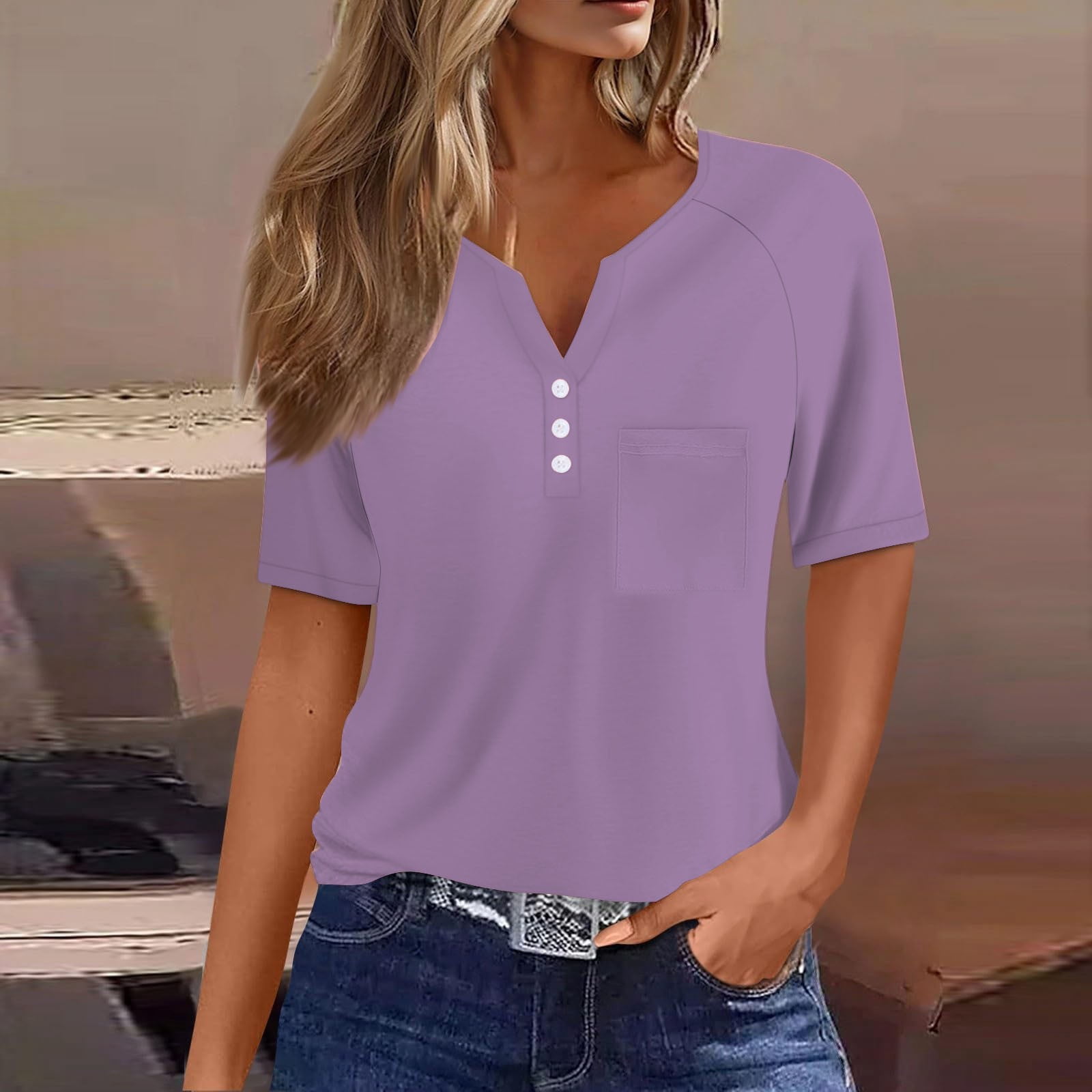 frariair Loose Fit Blouse Featuring Flowy Silhouette And Comfortable ...
