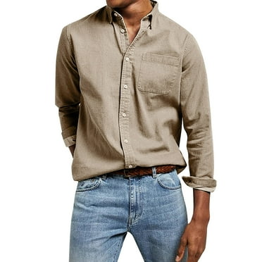 UltraClub 8960 Men's Cypress Denim with Pocket - Walmart.com