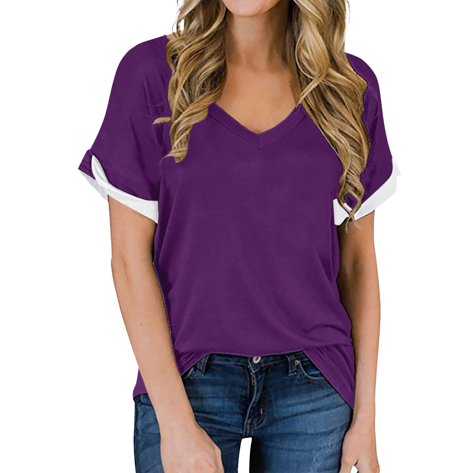 frariair Soft Loose Fit Basic Tee With Comfort Stretch Fabric Ideal For ...