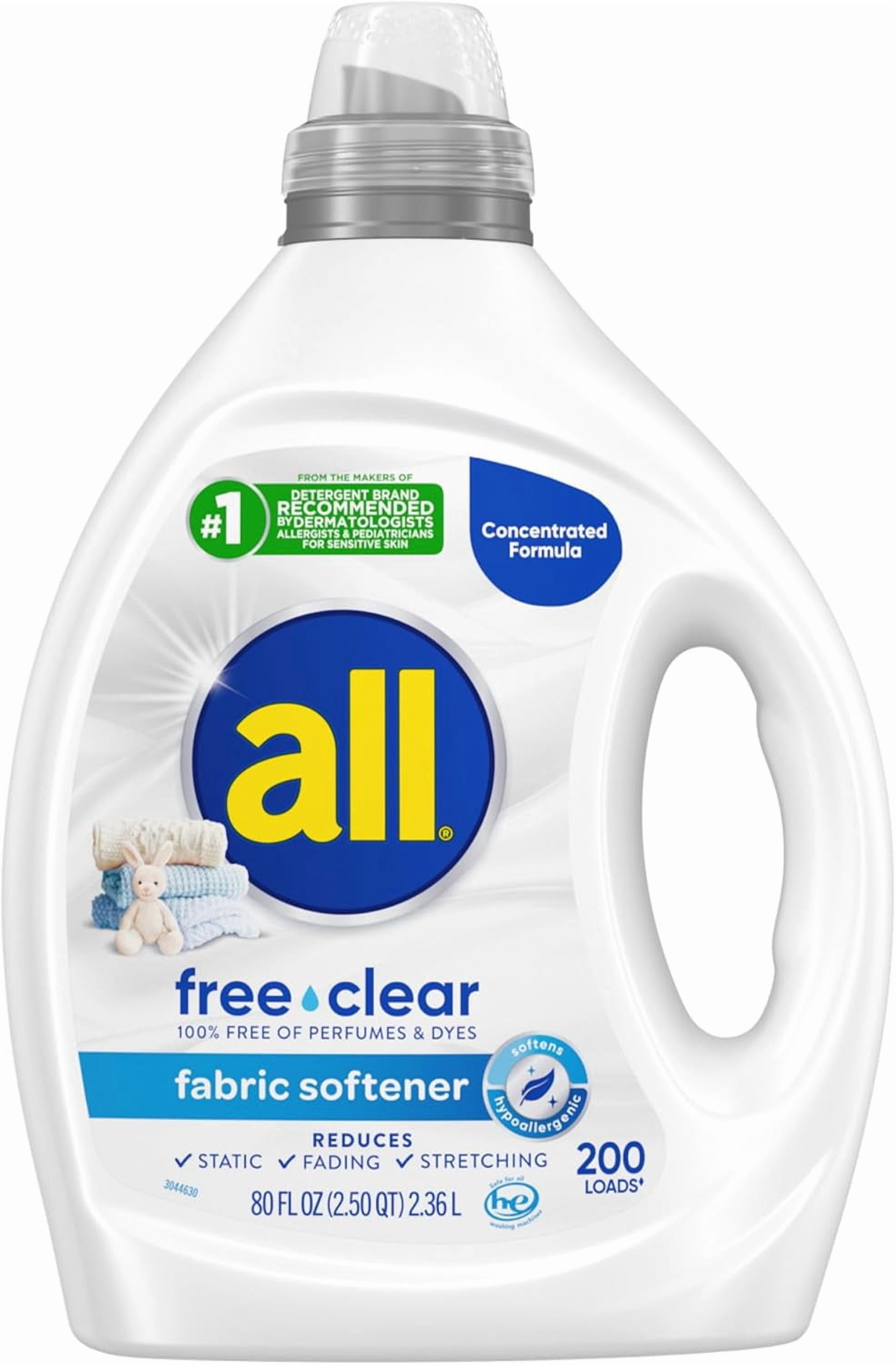 free clear, Original, Liquid Fabric Softener for Sensitive Skin ...