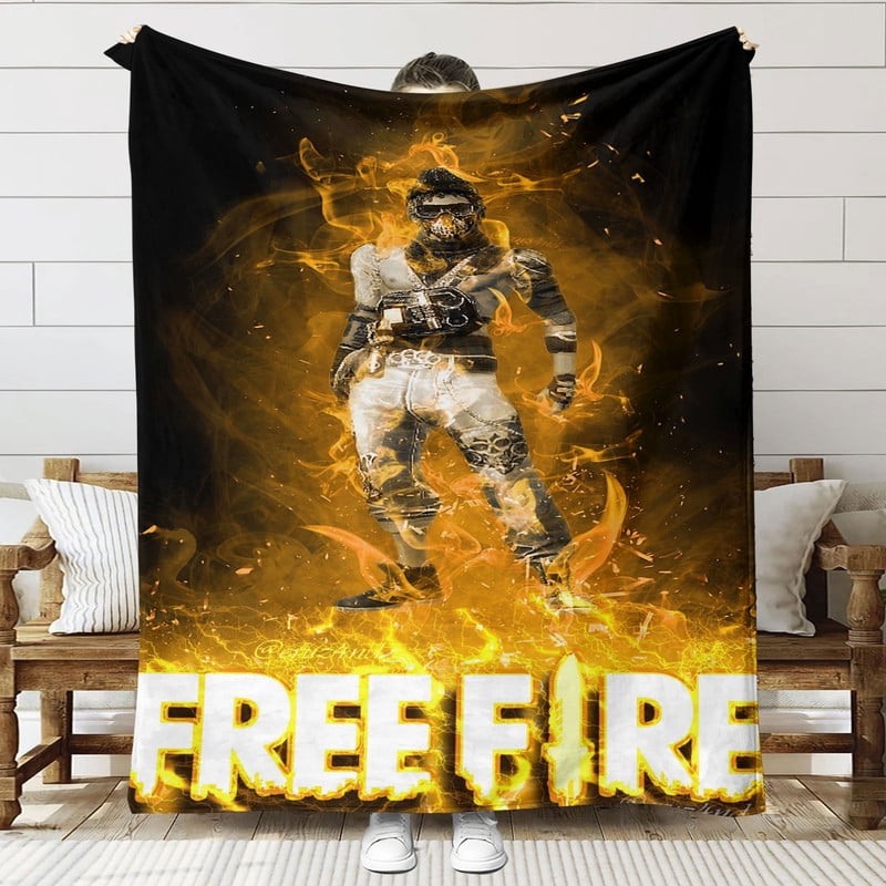 free fire Throw Blanket Gifts for Fans Lover Girls Boys Women Present ...