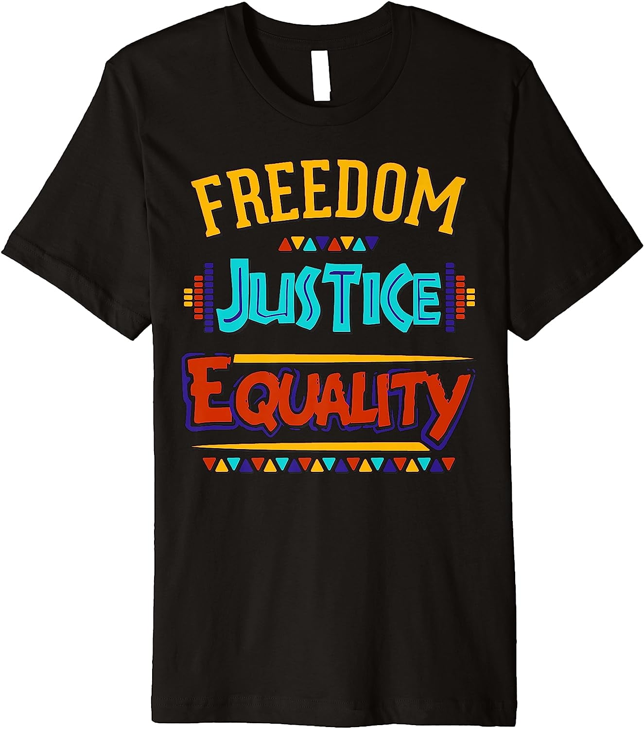 freedom, justice, equality Premium T-Shirt - Walmart.com