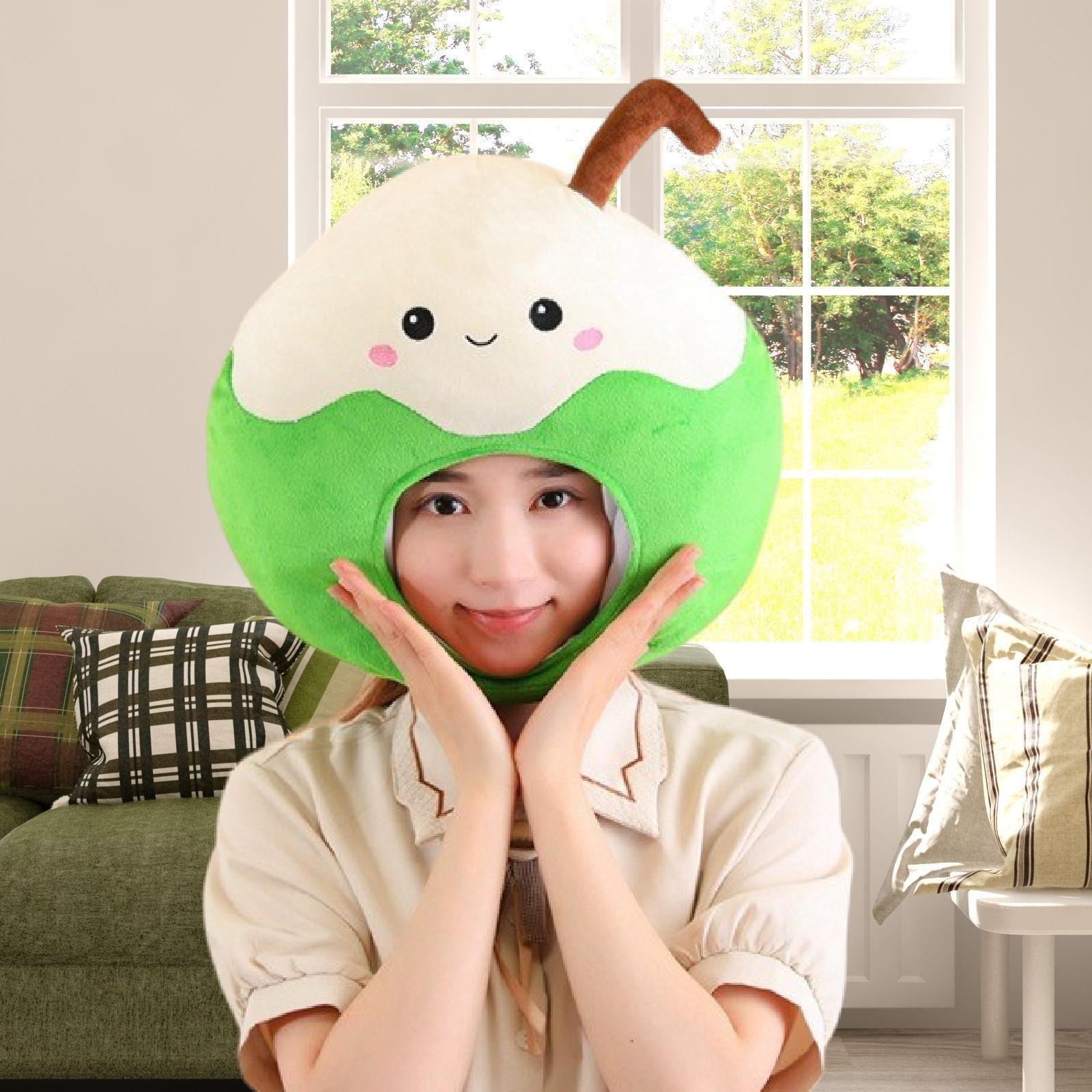 freneci Coconut Headgear Hat Cosplay Photo Props Cartoon Costume Cap ...